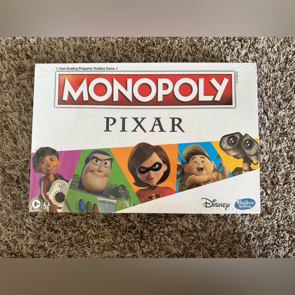 Disney | Games | Disneys Pixar Monopoly Board Game | Poshmark